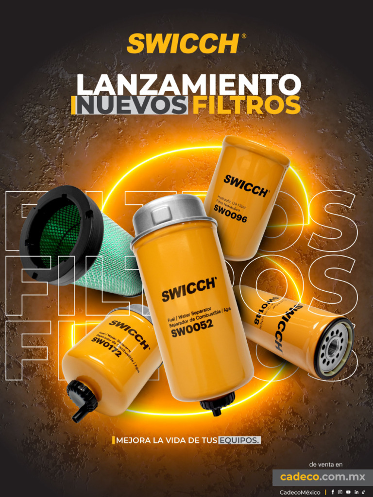 Catálogo FILTROS SWICCH | PDF