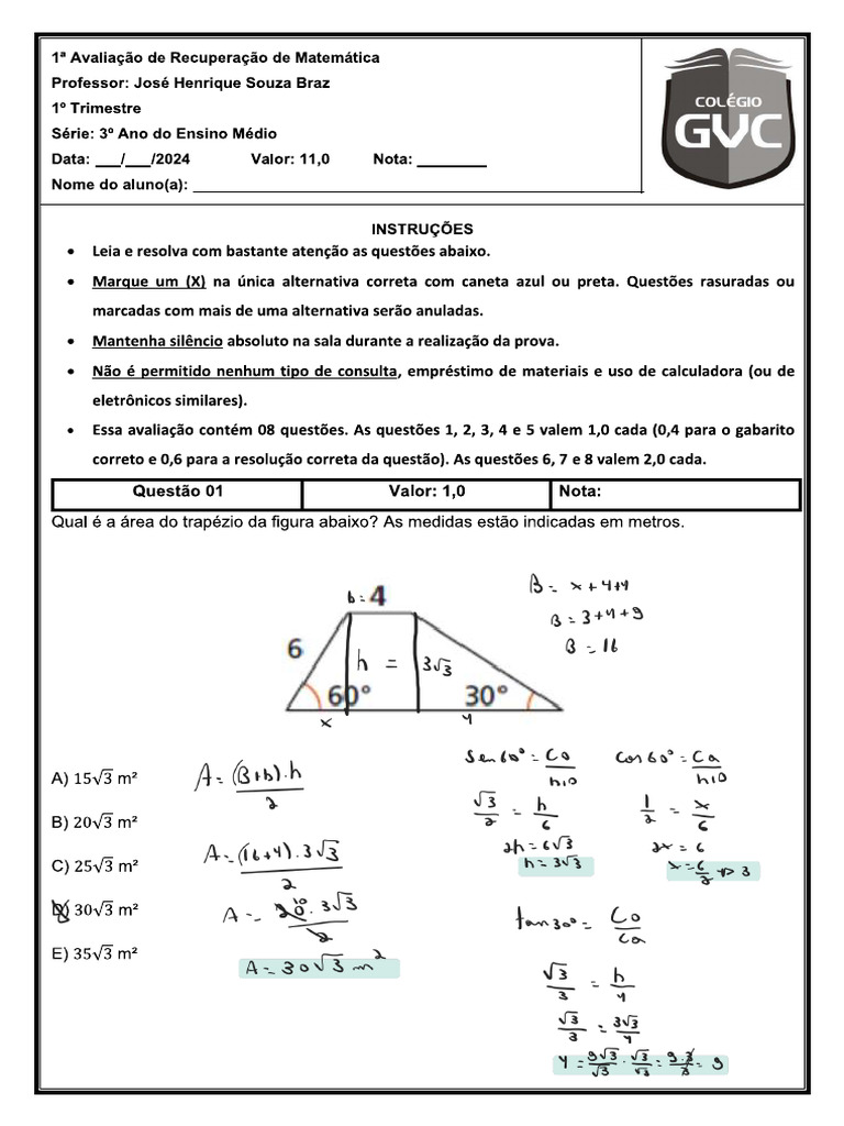 recuperação gvc 2 | PDF