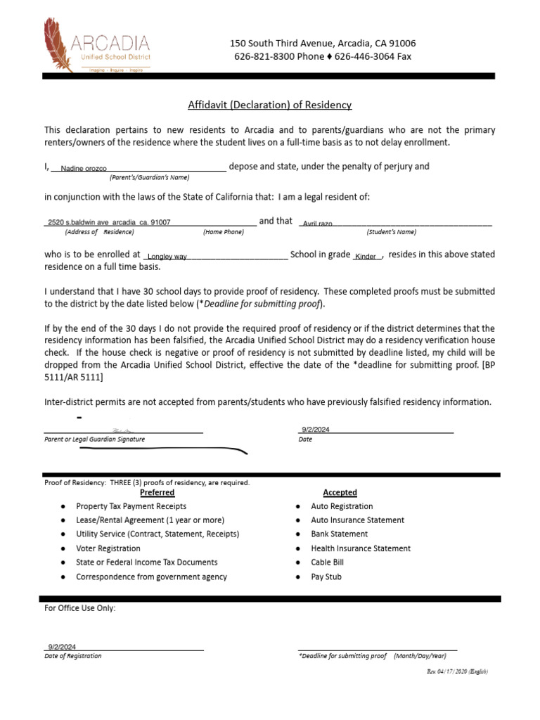 Declaration of Residency 04.17.20 (English) (1) (1) (1) (2) (2) (1) (1 ...