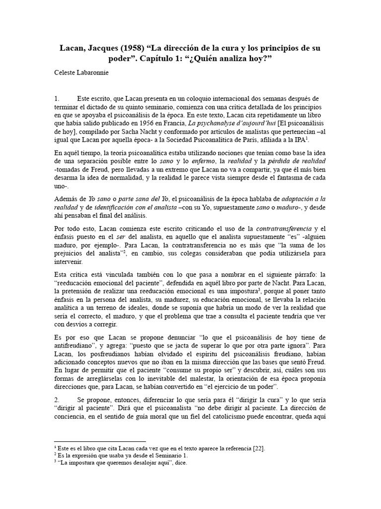 TP8 Puntuación | PDF | Jacques Lacan | Psicoanálisis