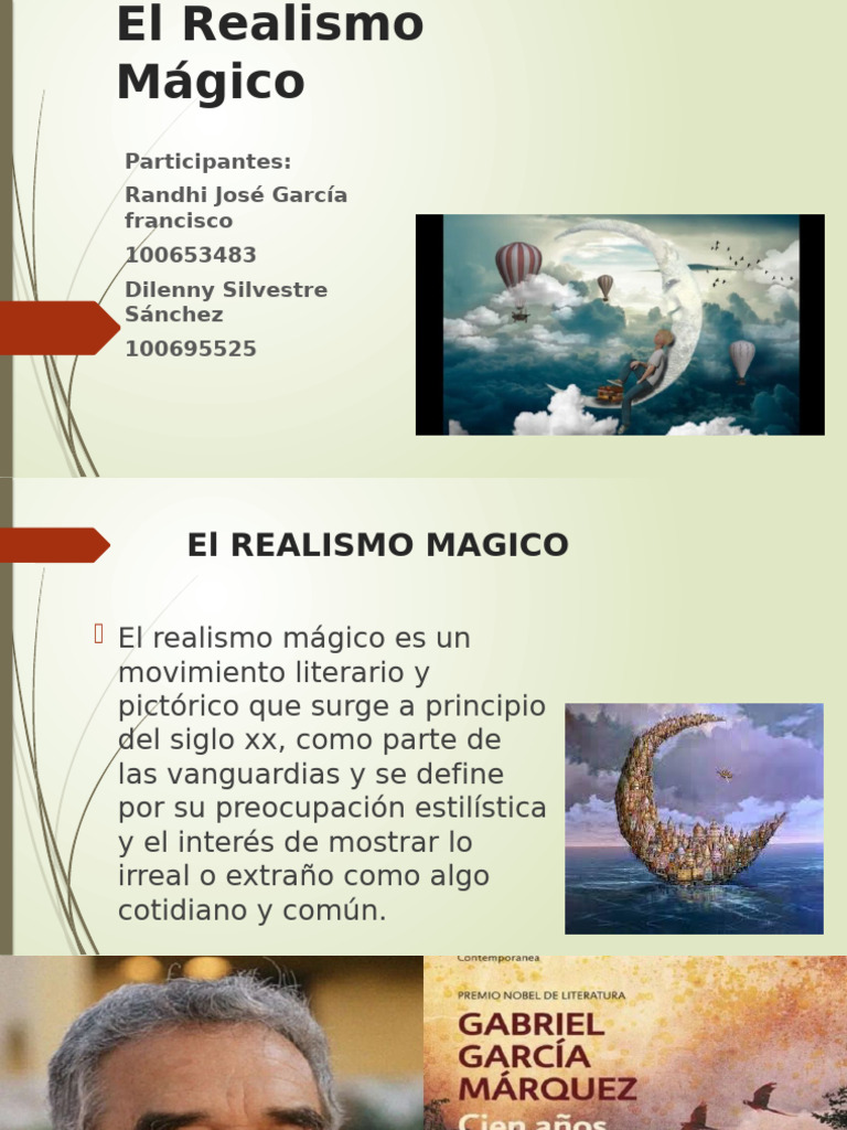 Características del Realismo Mágico | PDF | Realismo literario ...