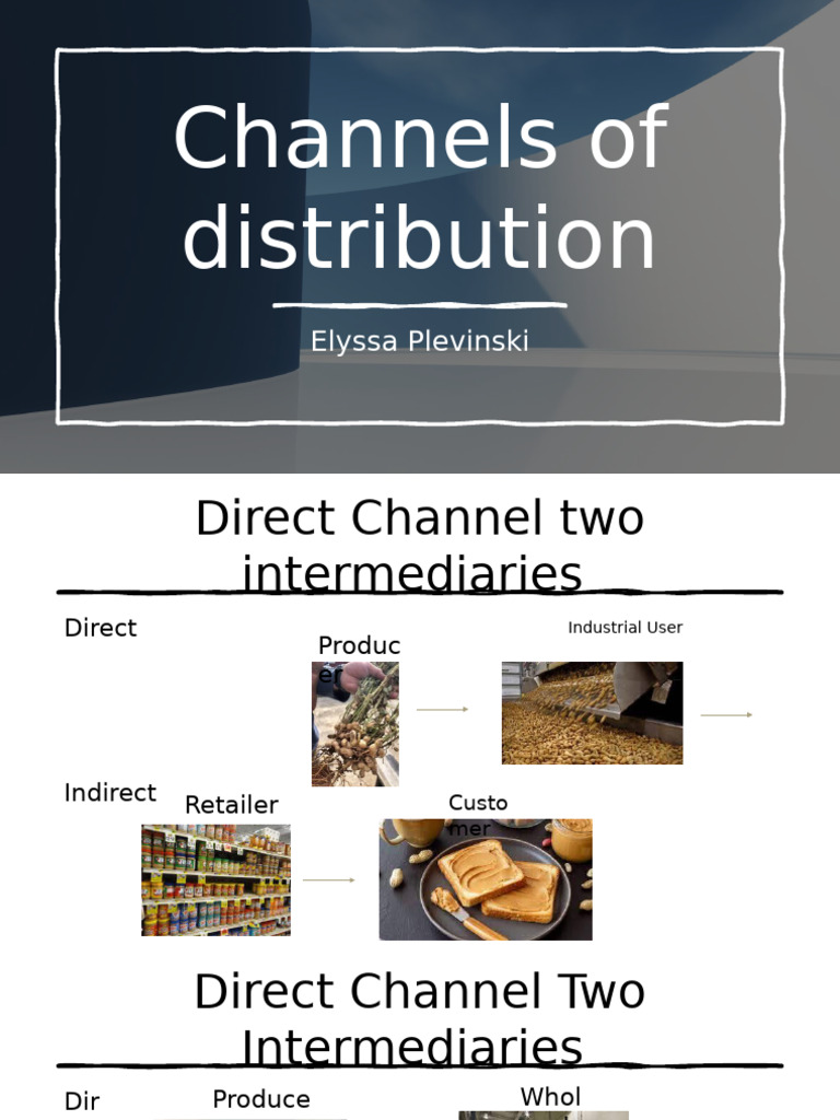 Channels of Distrobution | PDF