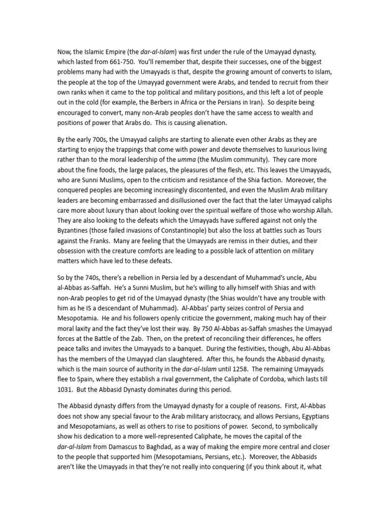 Abbasid Caliphate vs. Byzantine Empire | PDF | Byzantine Empire