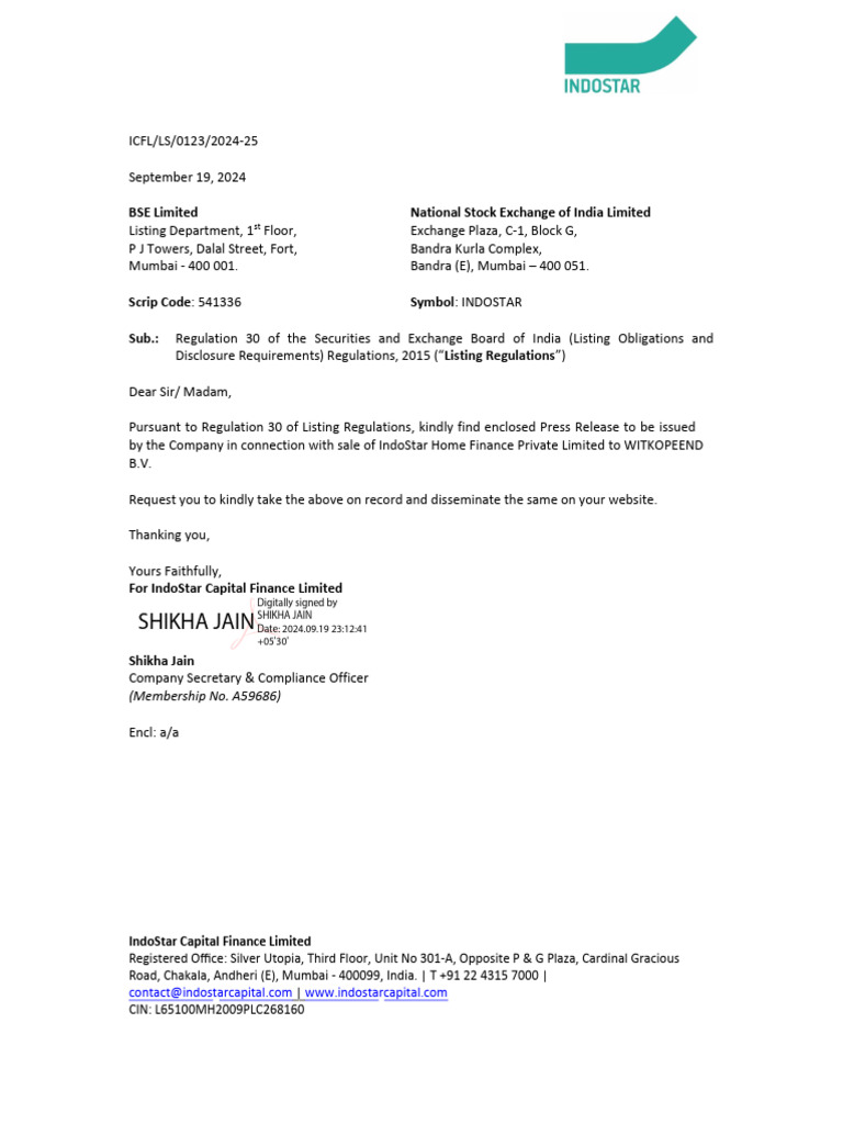 IndoStar Capital Home Finance | PDF | Investing | Loans