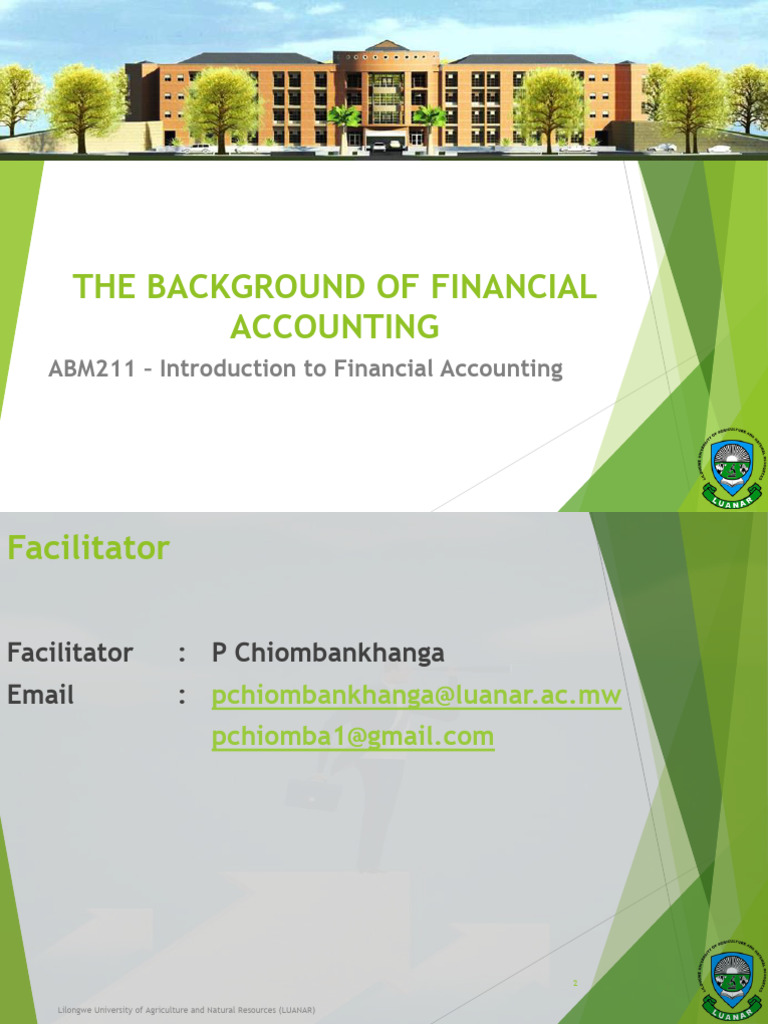 Unit 1 - Background of Financial Accounting | PDF | Financial ...