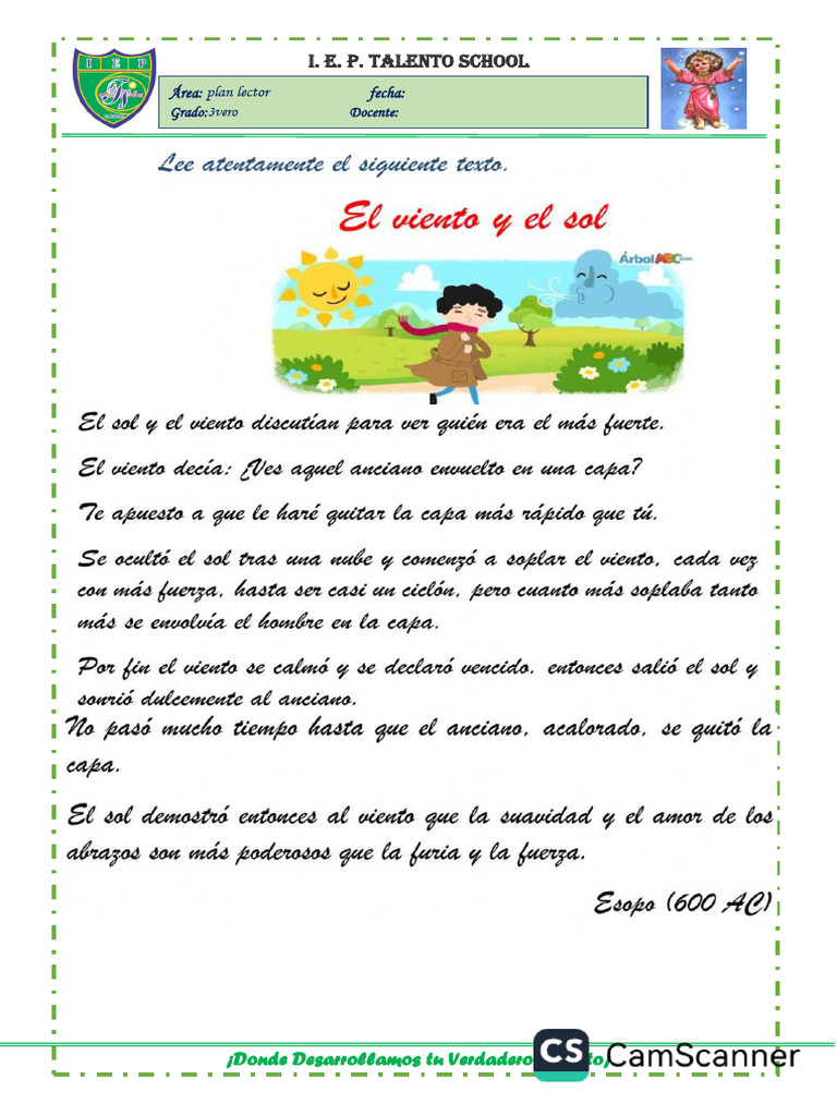 Plan Lector 3 Prim. | PDF