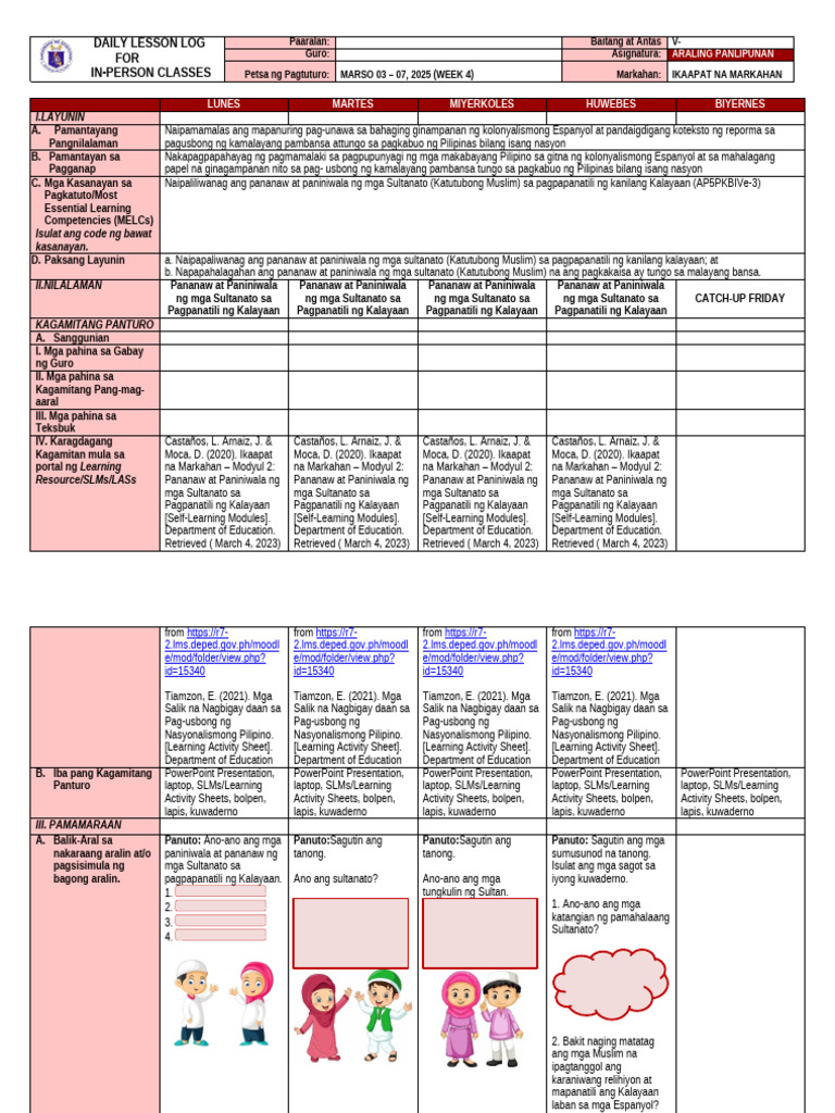 Q4 - Ap - DLL - Week 4 | PDF