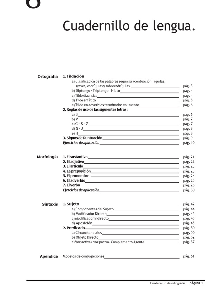 Ortografía, Acentuación, Gramática, Dicrítica, Puntuación | PDF ...