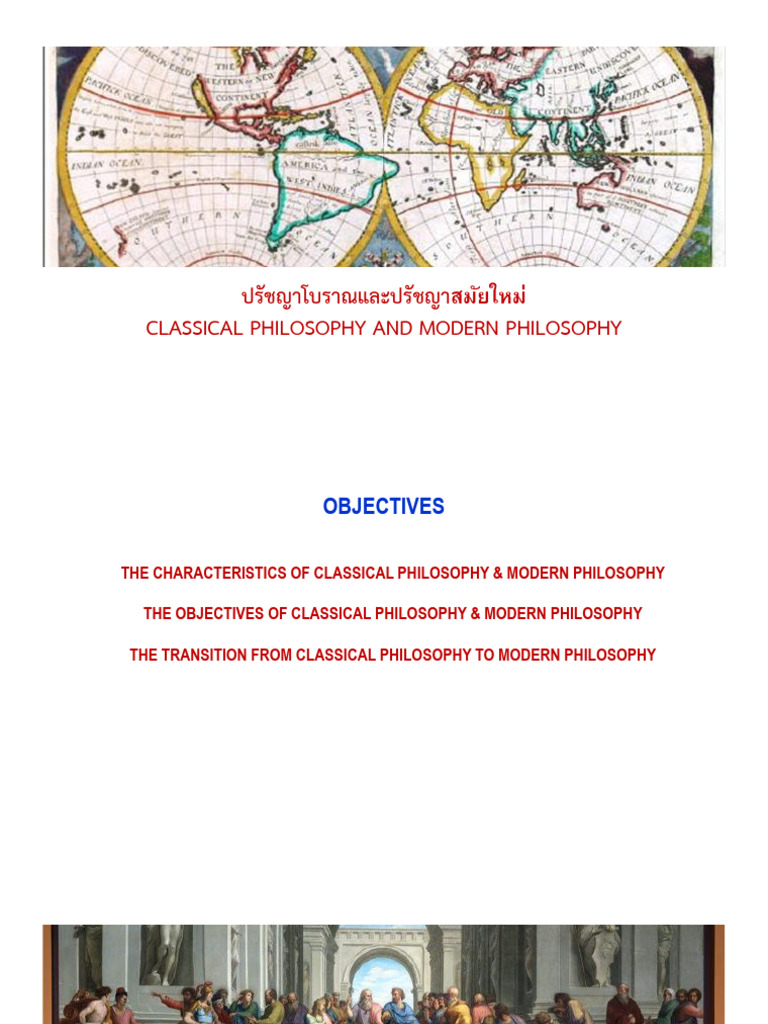 Classical vs Modern Philosophy Insights | PDF | Modern Philosophy ...