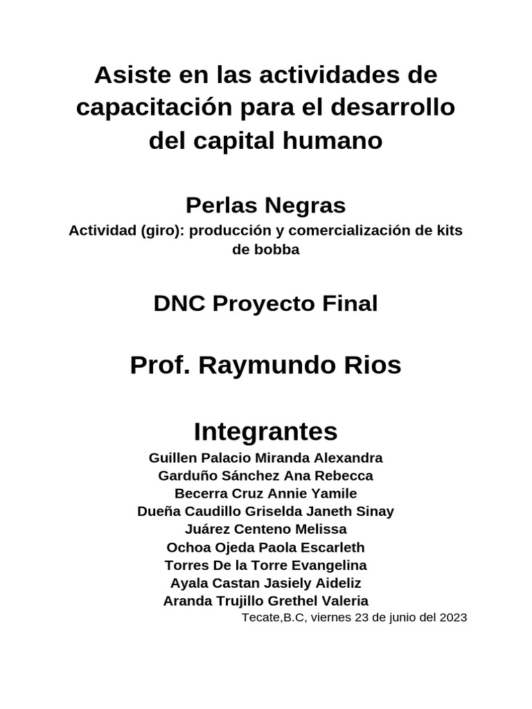 Proyecto Final Modulo | PDF | Toma de decisiones | Aprendizaje