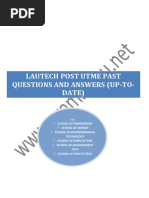 UNIDEL Post UTME Past Questions For Nursing Science PDF | PDF | Salt ...