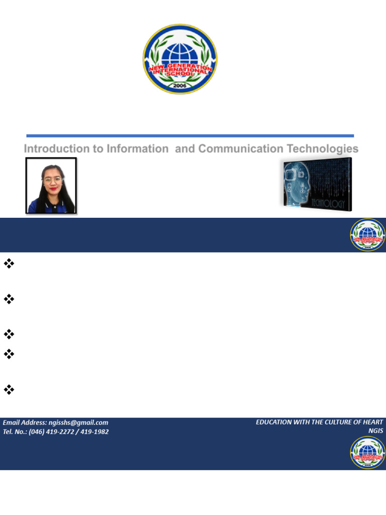 ICT Trends and Web Technologies Guide | PDF