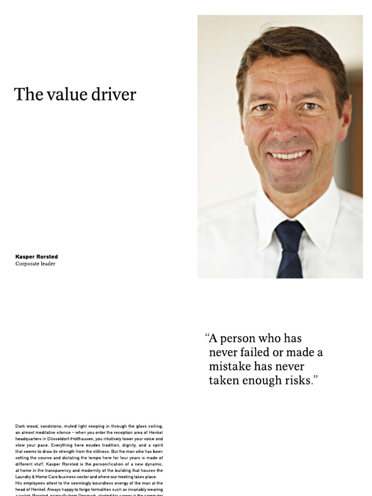 Focus Interview Kasper Rorsted | PDF