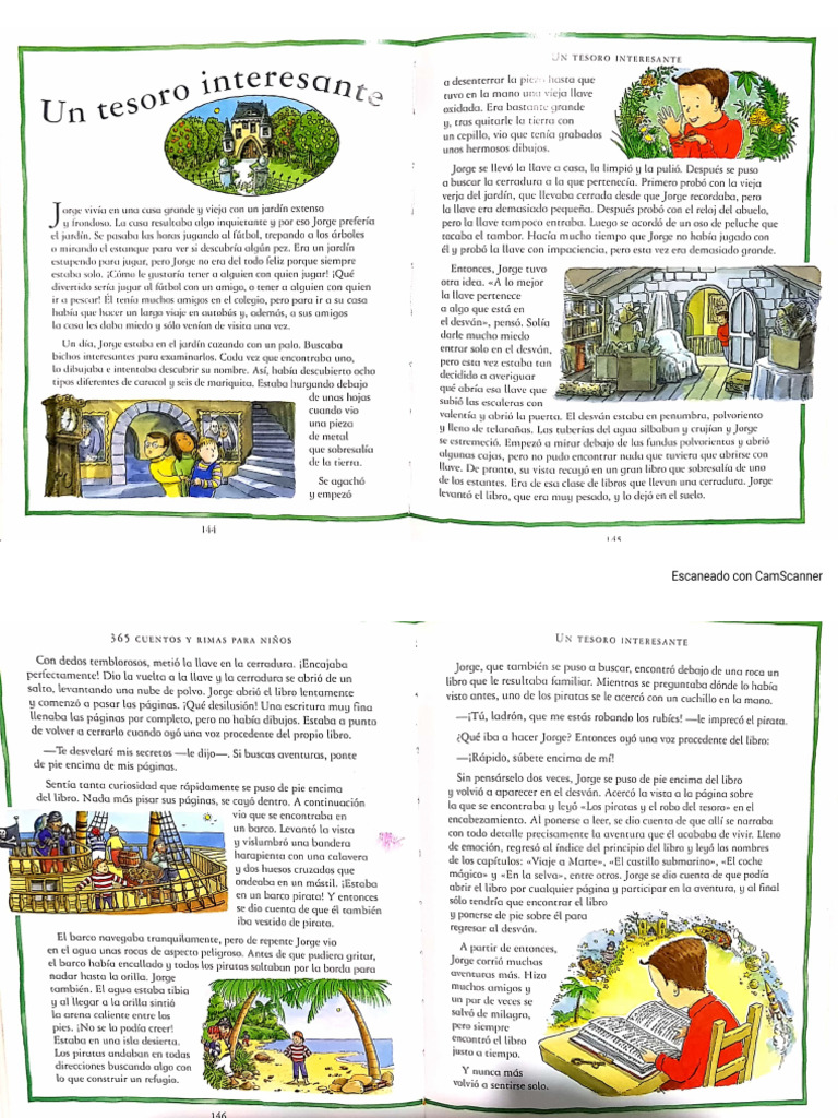 Un Tesoro Interesante - Cuento | PDF