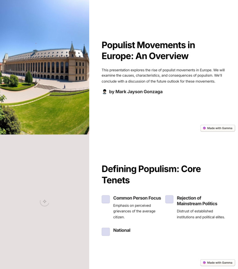 Populist Movements in Europe | PDF