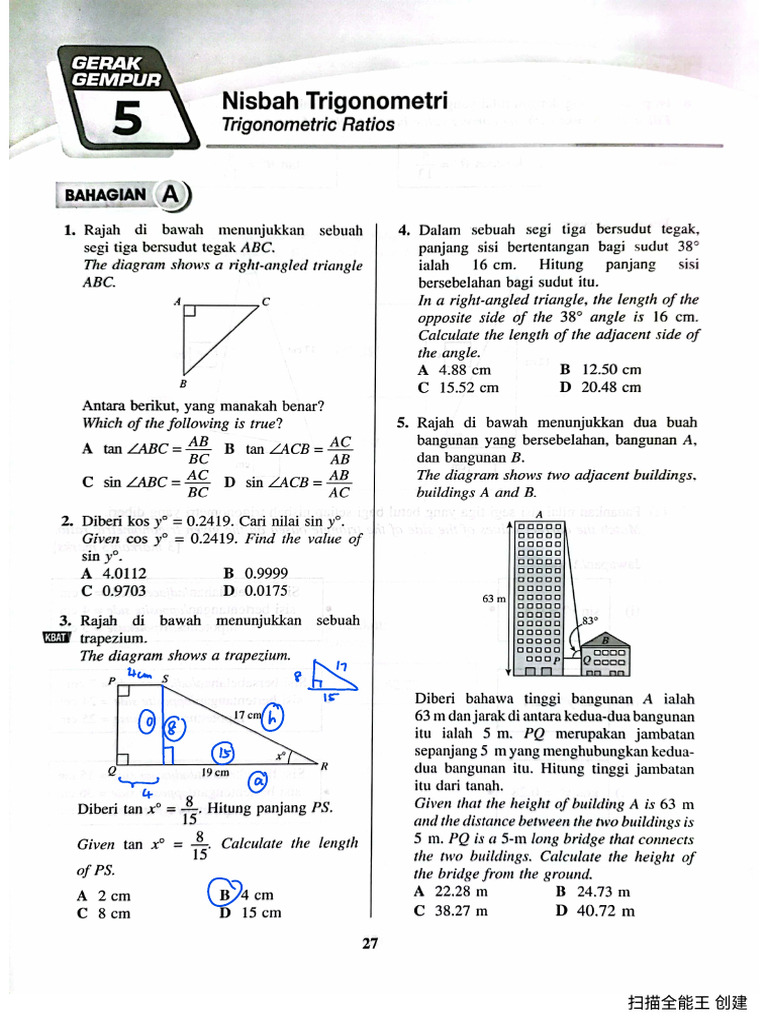 F3 Math Gerak Gempur chp5 | PDF