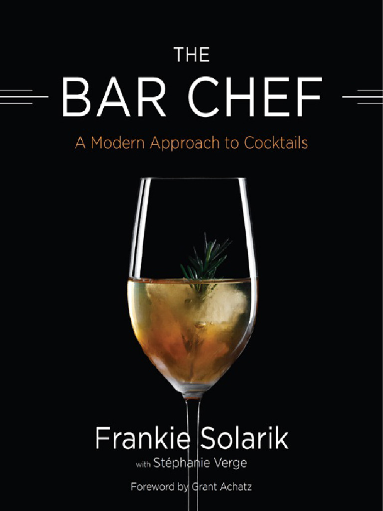 The+Bar+Chef+ +Frankie+Solarik | PDF