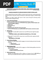 Aeps Sbi | PDF