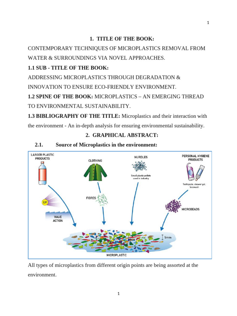 Microplastics Removal Techniques Explained | PDF | Cloud | Ice