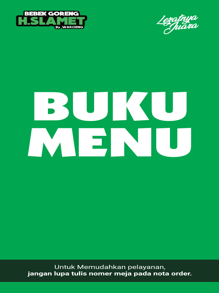 Buku Menu Jogja Februari 2025 | PDF