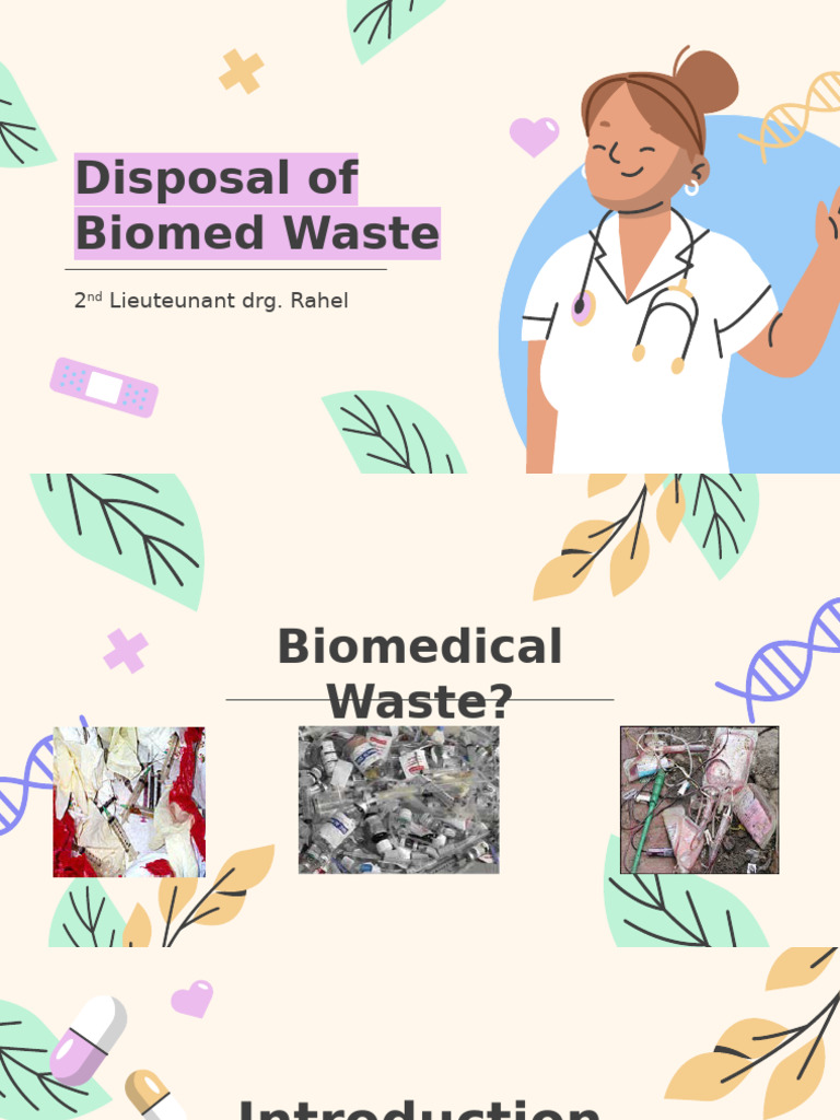 Disposal of Biomed Waste | PDF