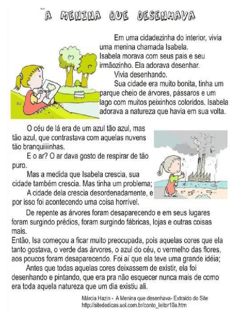 A Menina Que Desenhava | PDF