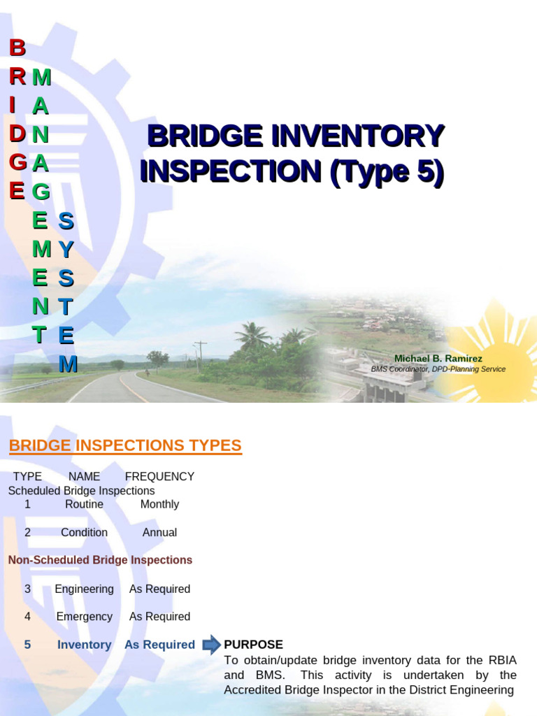 Bridge Inventory Inspection Guide | PDF | Traffic | Bridge