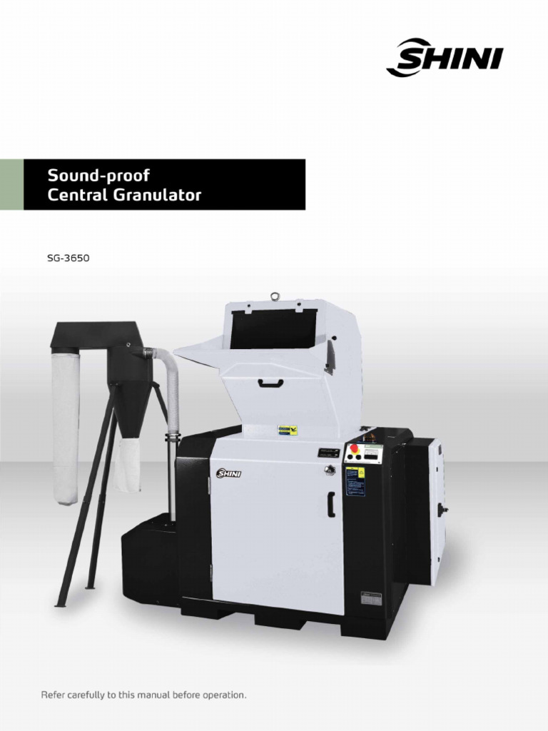 Sound-proof-Central-Granulators---SG-23-30-36 | PDF