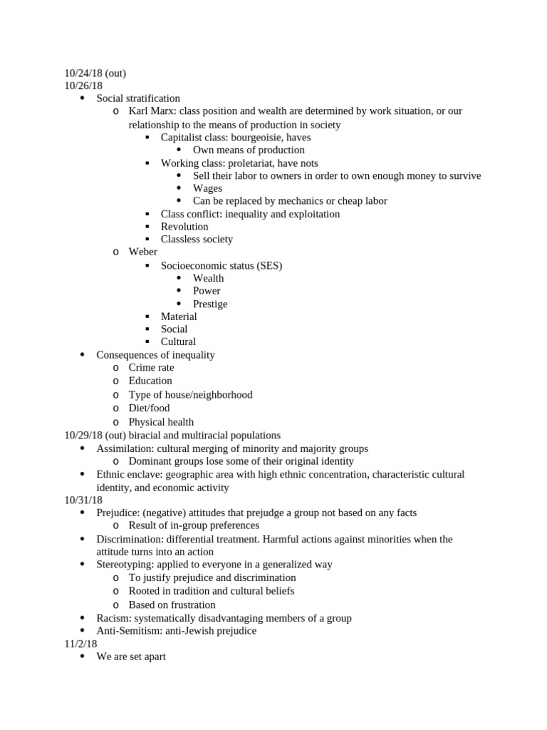 Chapters 7-8 Sociology | PDF