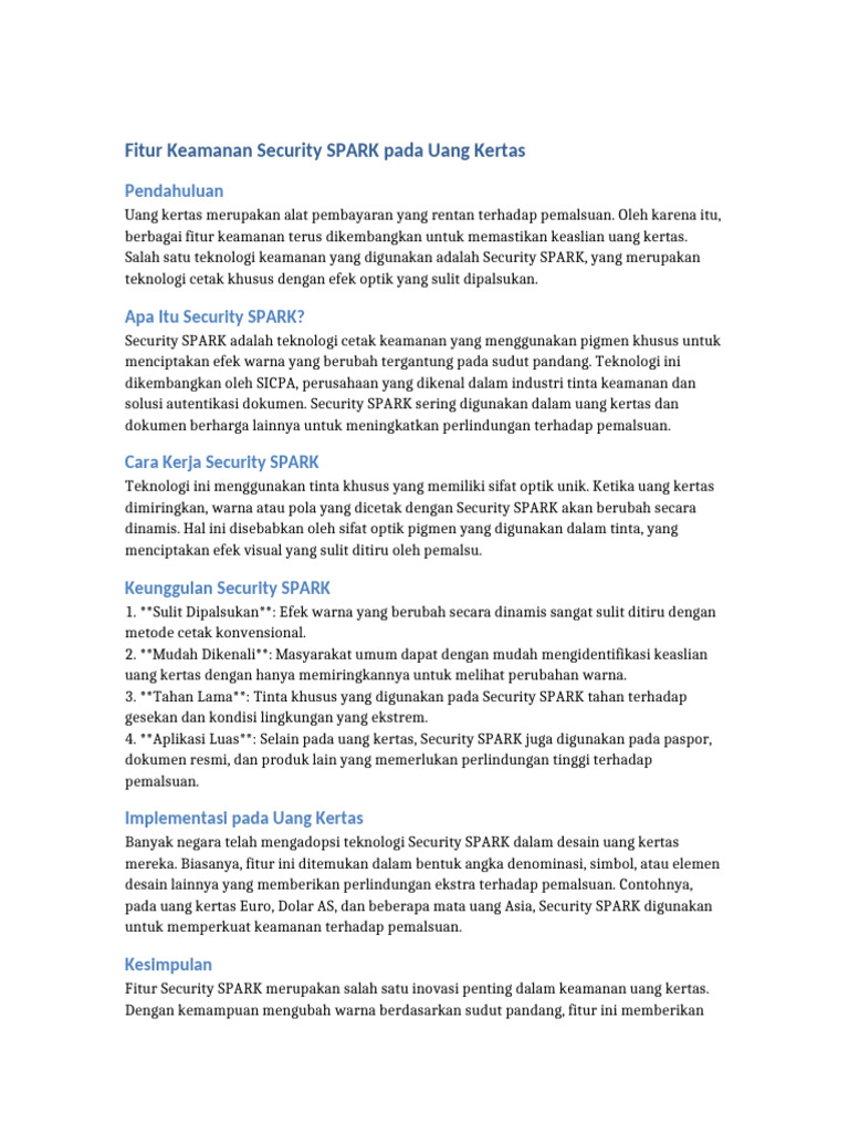 Security SPARK | PDF