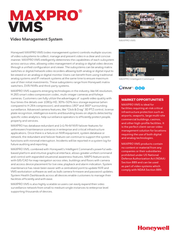 MAXPRO VMS: Advanced Video Management | PDF | 64 Bit Computing ...