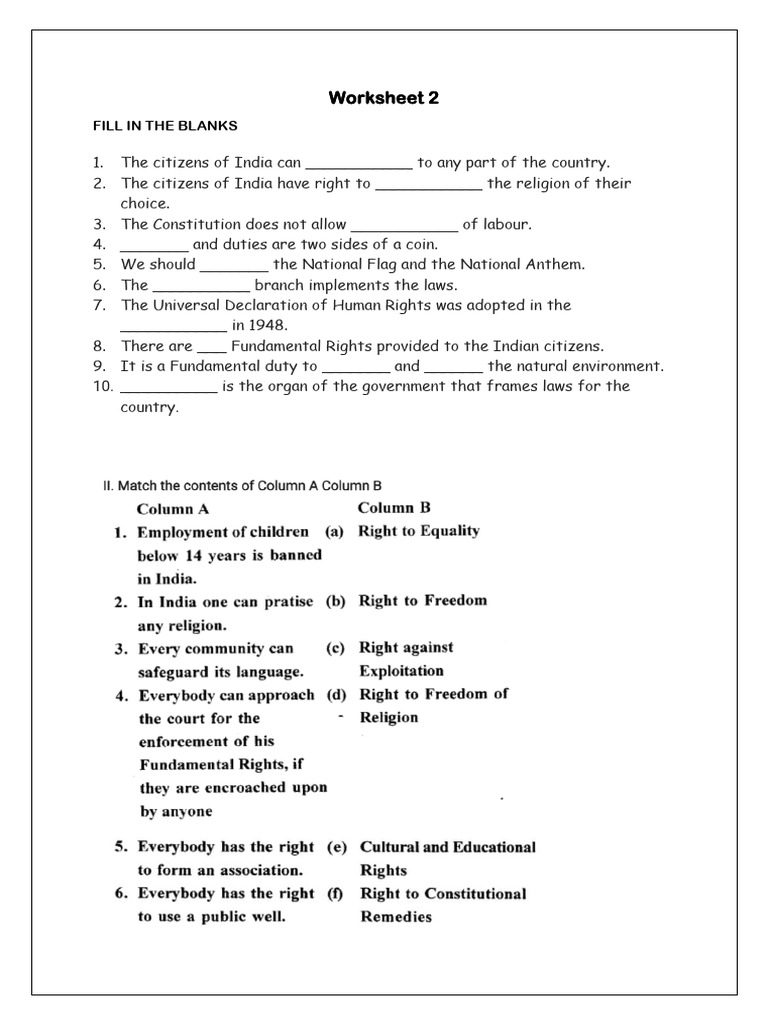 Worksheet2 Offthepeople | PDF