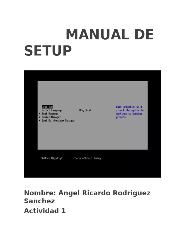Ricardo Setup | PDF | Arranque | Bios