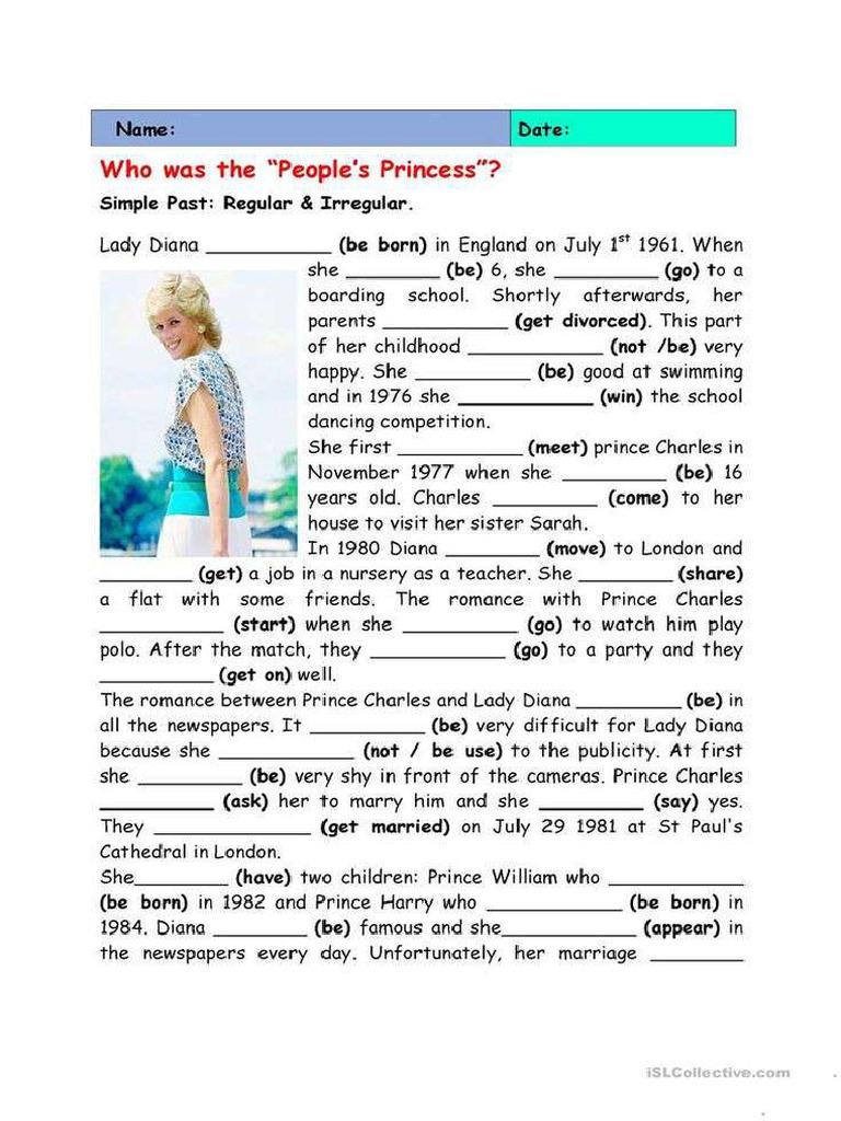Who Was A Princess Diana | PDF