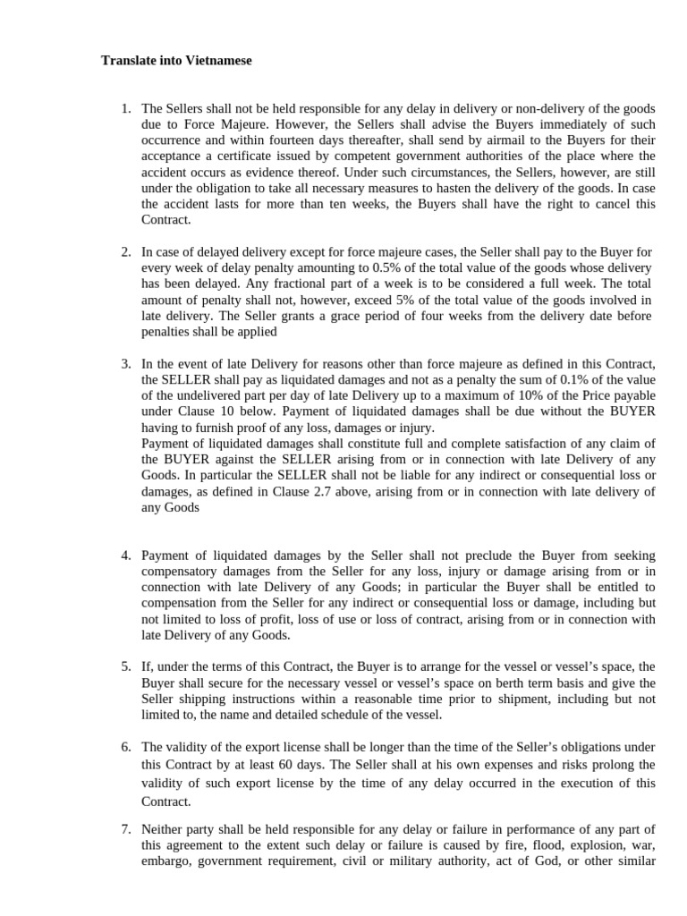 Chapter 1 - E-V TRanslation Exercise To Sts | PDF | Damages ...