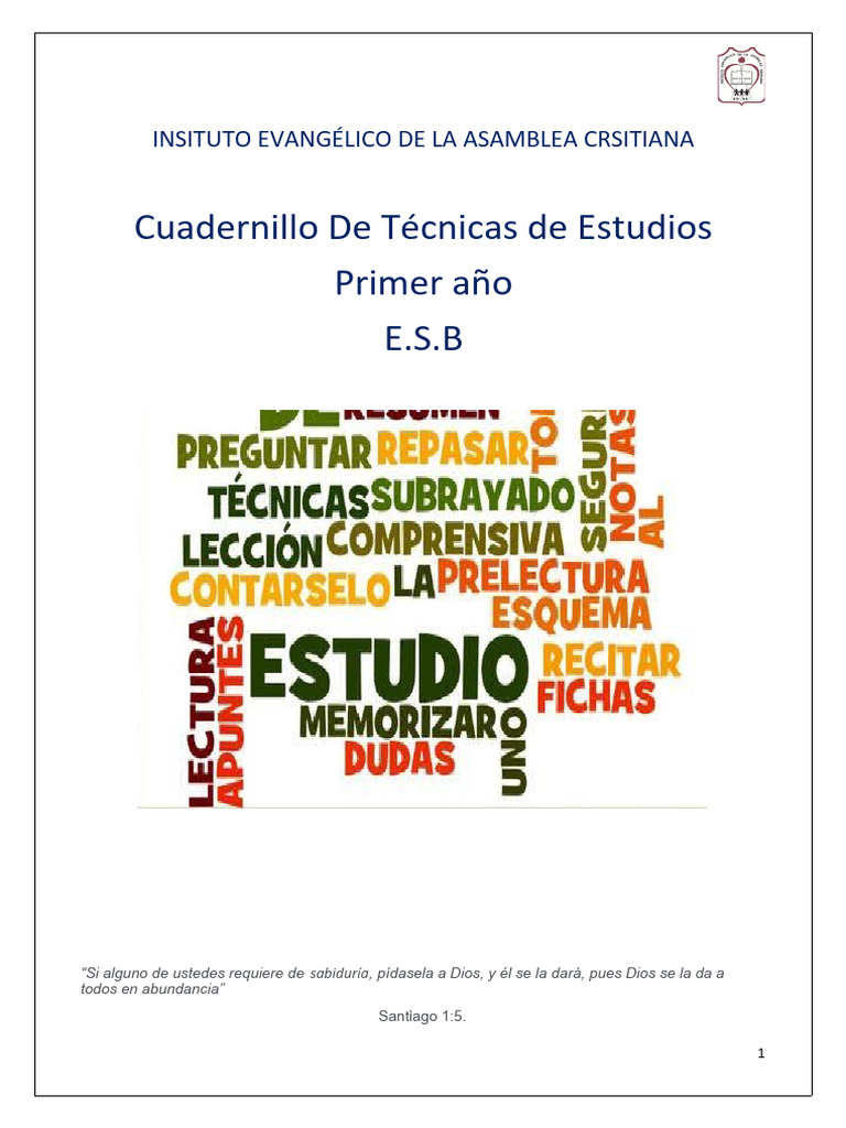 Cuadernillo de Tecnicas de Estudios Completo | PDF | Memoria | FIFA Copa del Mundo