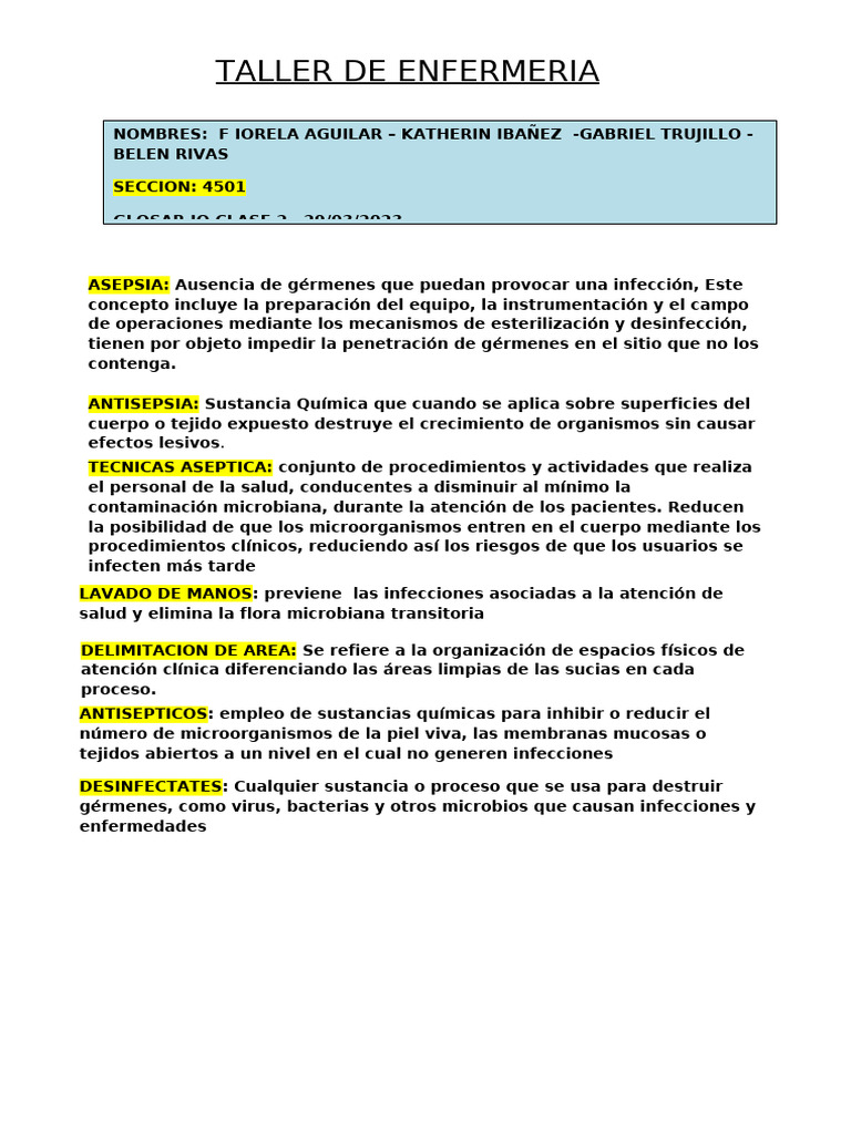 Glosario Word 2 | PDF