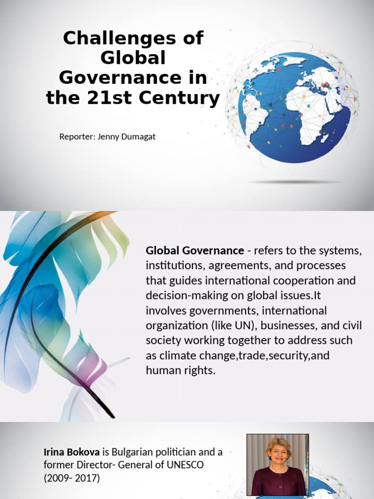Challenges of Global Governance in The 21st Century | PDF ...