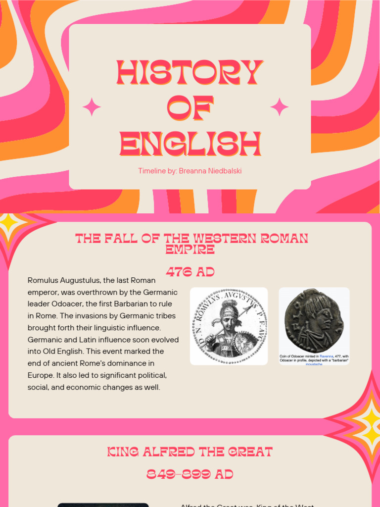 Timeline of English Language History | PDF