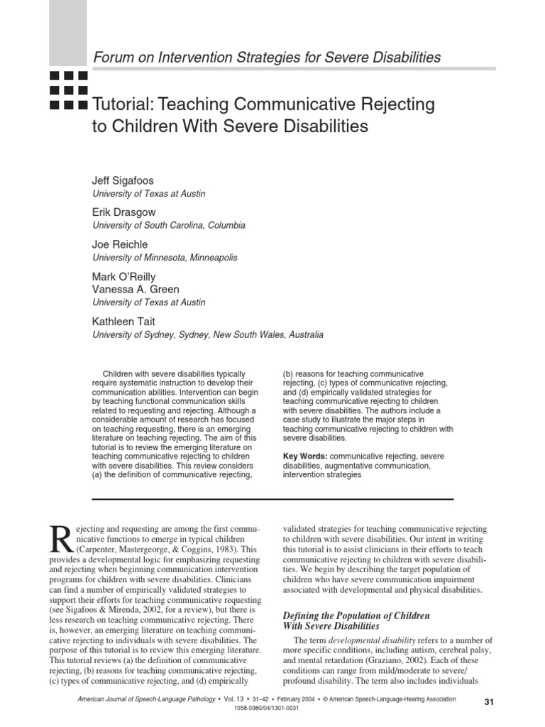Teaching Communicative Rejecting Strategies | PDF | Communication ...