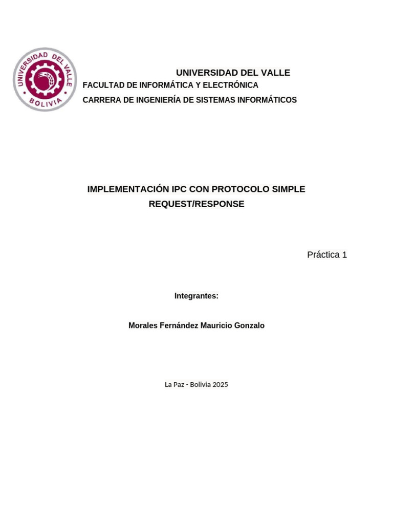 Practica 1 - Mauricio Morales Fernandez 1 | PDF | Zócalo de red | Protocolo de Control de ...