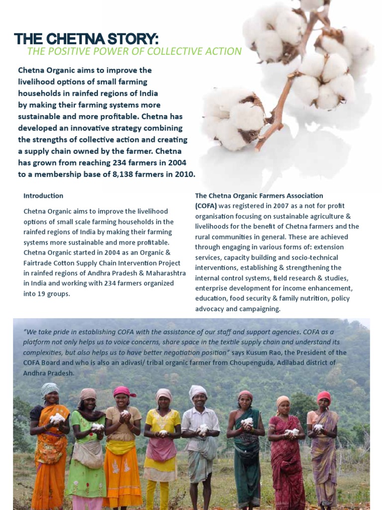 The Chetna Story - Tex Exchange Case Study | PDF | Fair Trade | Organic ...