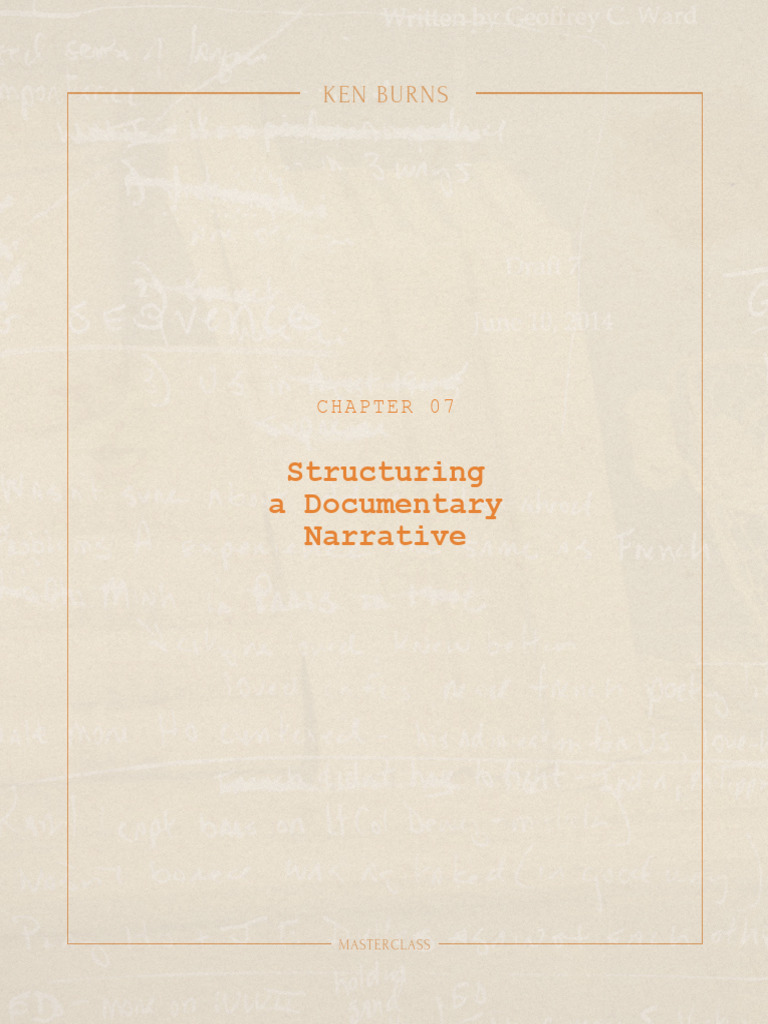 07.structuring A Documentary Narrative | PDF | Documentary Film