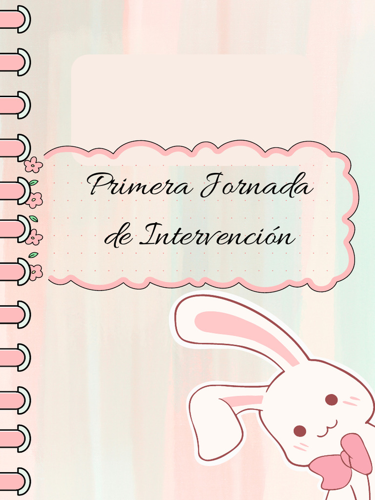 Pink Pastel Colorful Simple Cute Diary Book Cover A4 Document | PDF