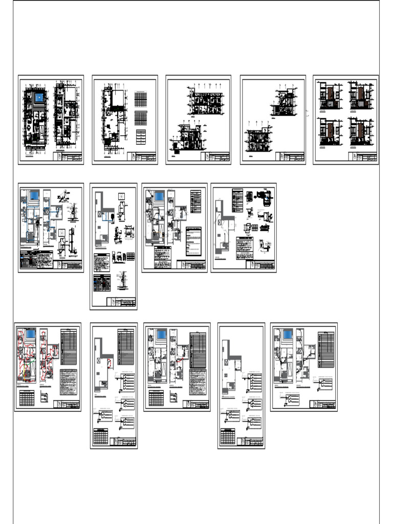 Vivienda Multifamiliar L - Planos | PDF