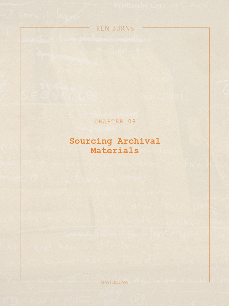 08.sourcing Archival Materials | PDF | Fair Use | Public Domain