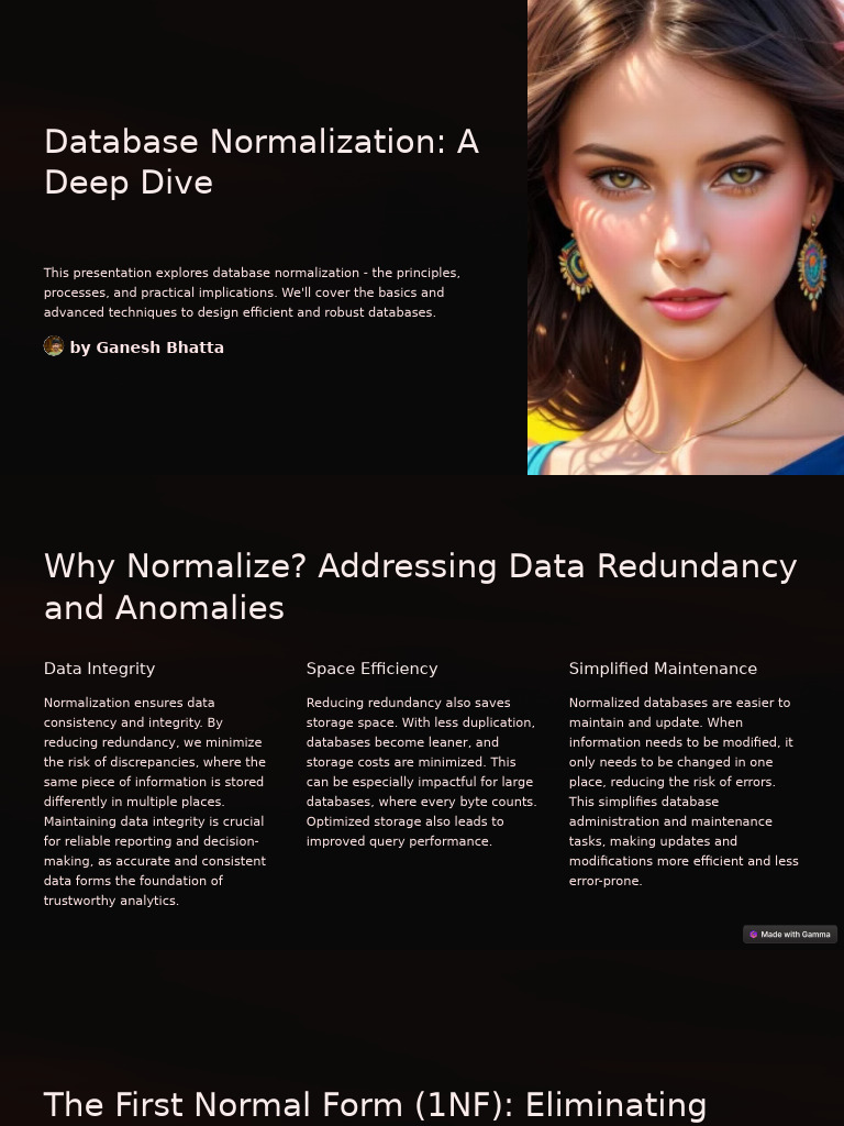 Database Normalization A Deep Dive | PDF | Information Science | Data Management