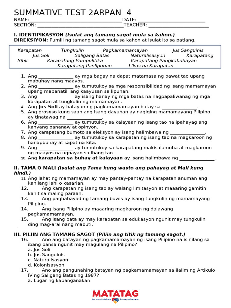 Arpan 4 Summative 02 | PDF