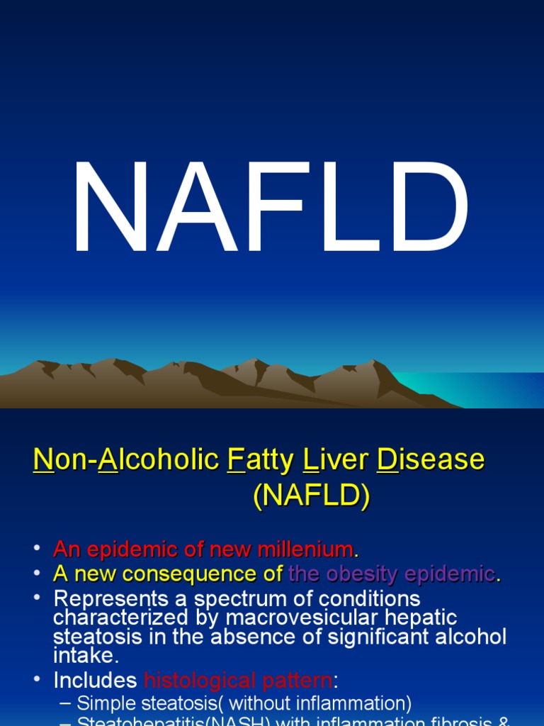 Nafld | PDF | Cirrhosis | Health Sciences