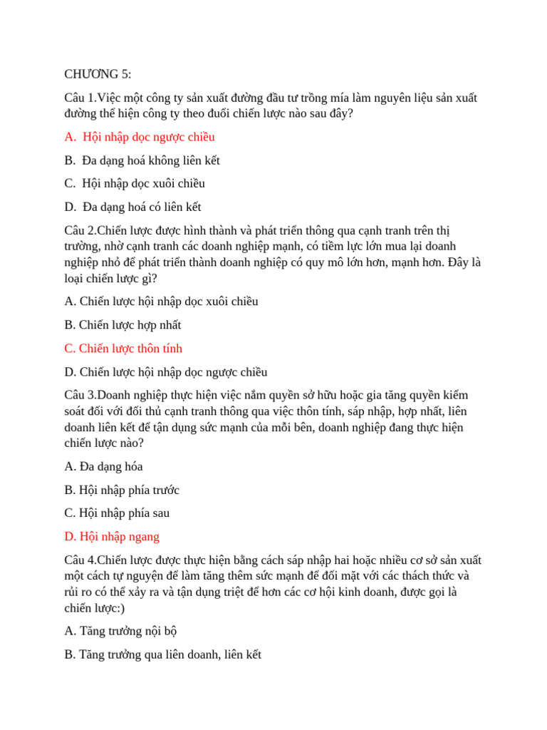 Chương 5 QTCL | PDF